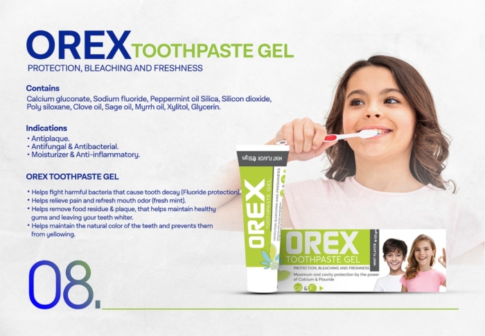 Orex Toothpaste gel – Original Pharma Group